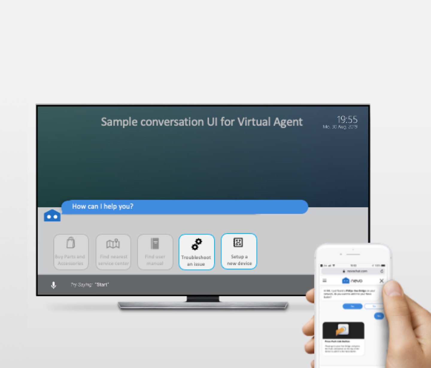 Simplifying setup of devices.